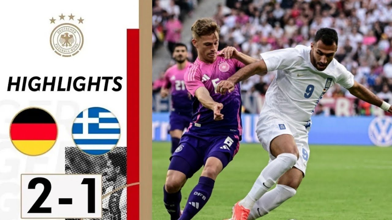 Γερμανία - Ελλάδα 2-1 Highlights | Διεθνής Φιλικός Αγώνας 2024 - YouTube