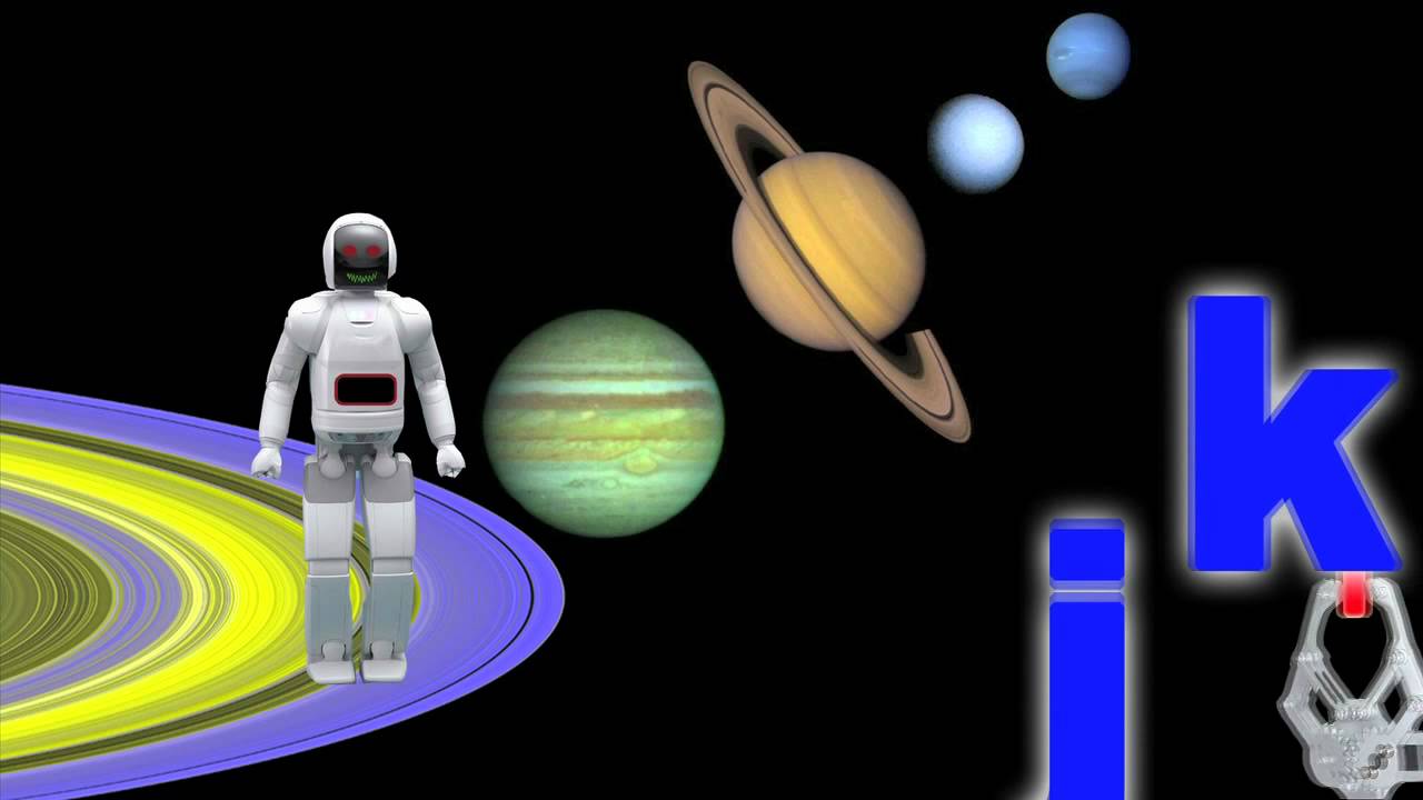 ABC Song - Robot sings ABC's! - Alphabet Song - YouTube