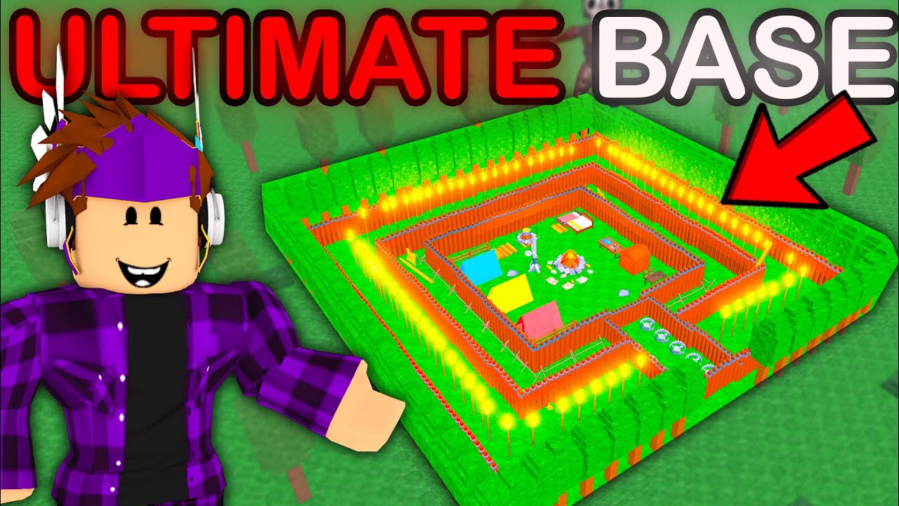 I Built the ULTIMATE BASE in 99 Nights in The Forest! - YouTube