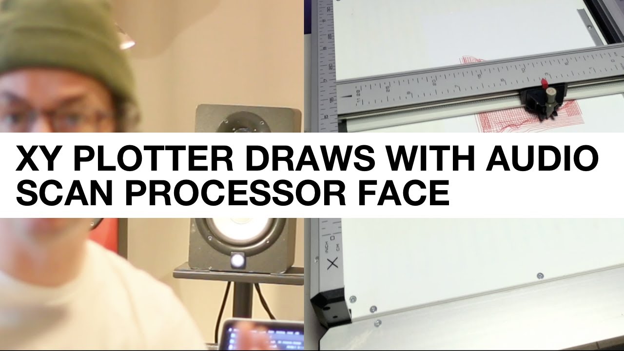 XY Plotter drwas with audio - Scan Processor Face - YouTube