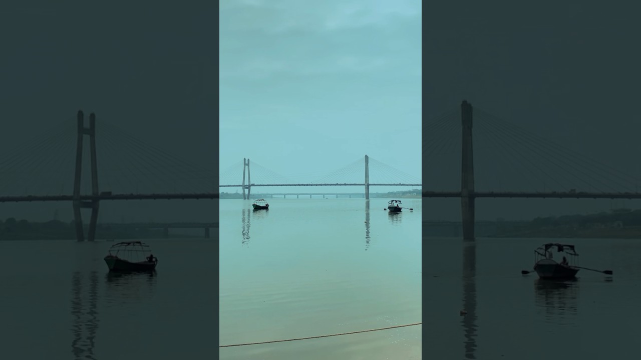 New Yamuna bridge prayagraj 🫶♥️ #prayagraj #shorts #trending #viral ...