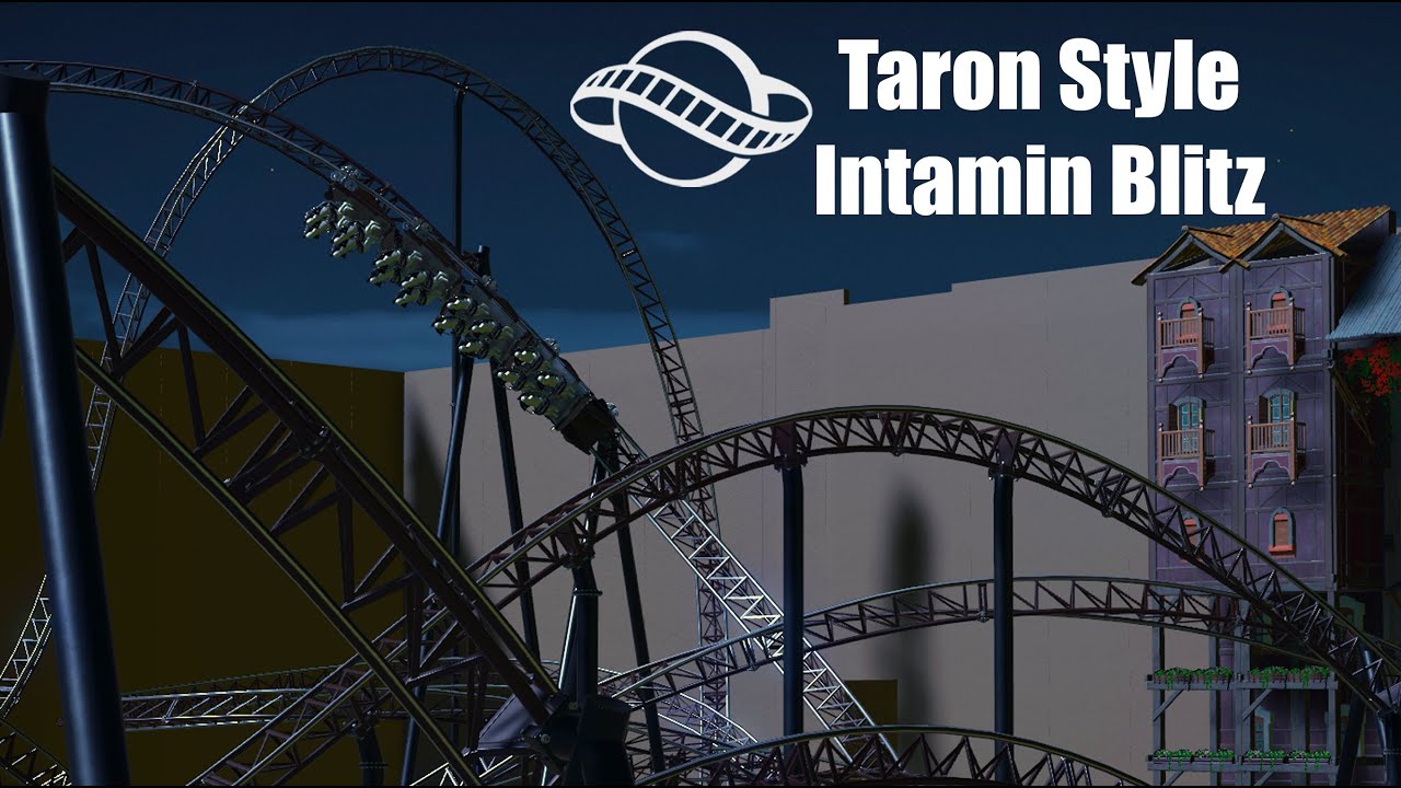 | Taron Style Intamin Blitz | Planet Coaster | Night POV | - YouTube