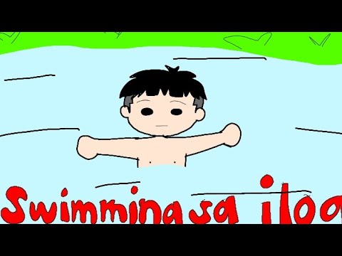 Swimming sa ilog experience l Pinoy animation - YouTube