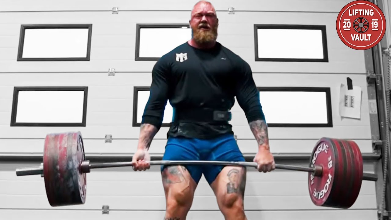 Hafthor Deadlifts 380 kg Like A Warmup - YouTube