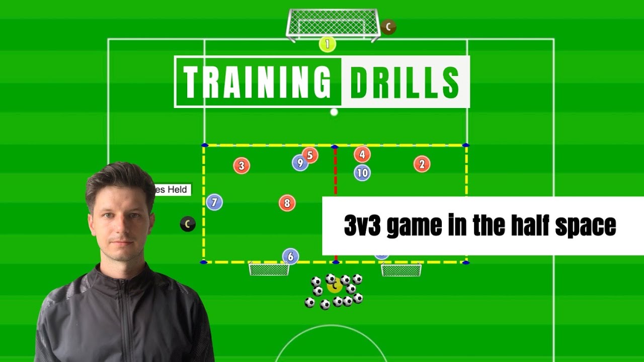 3v3 game in the half spaces - YouTube