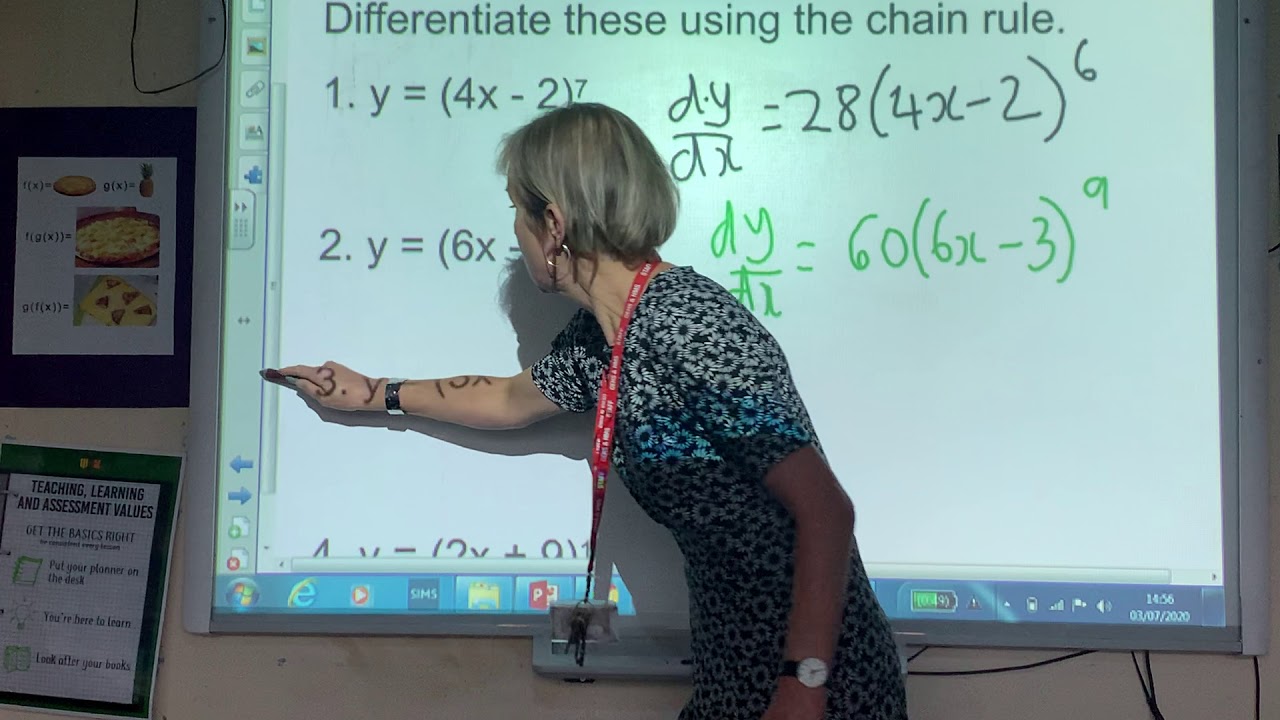 Lesson 39 The chain rule - YouTube