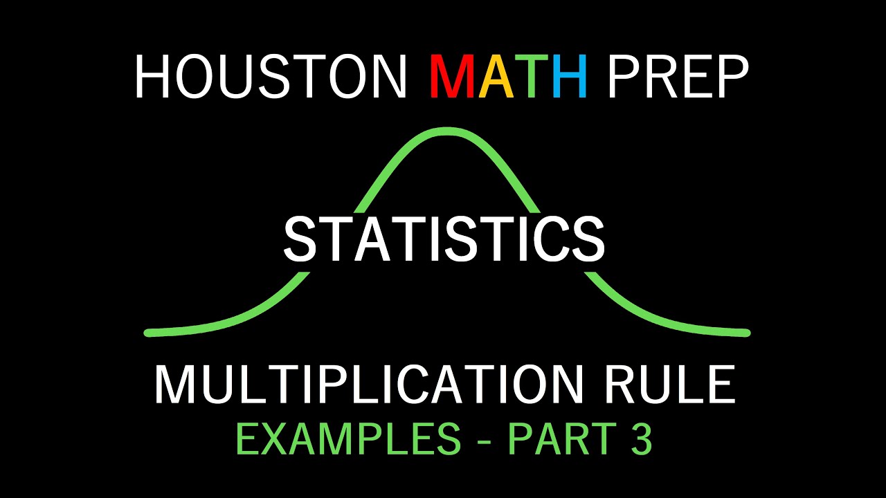 Multiplication Rule Examples - Part 3 - YouTube