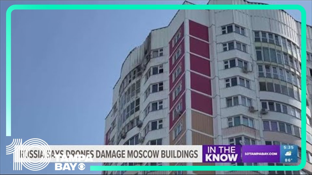 Russia says drones damage Moscow buildings in pre-dawn attack, blames ...
