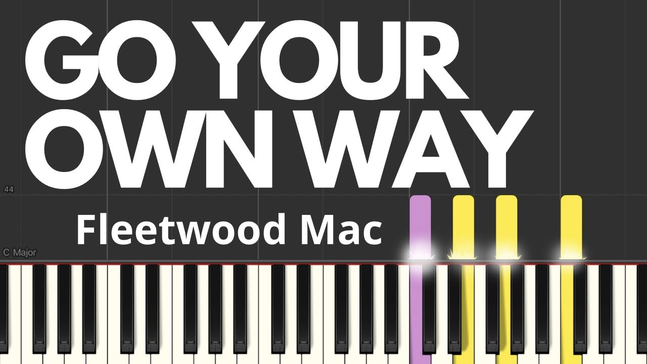Go your OWN way - Fleetwood Mac - Piano tutorial - YouTube