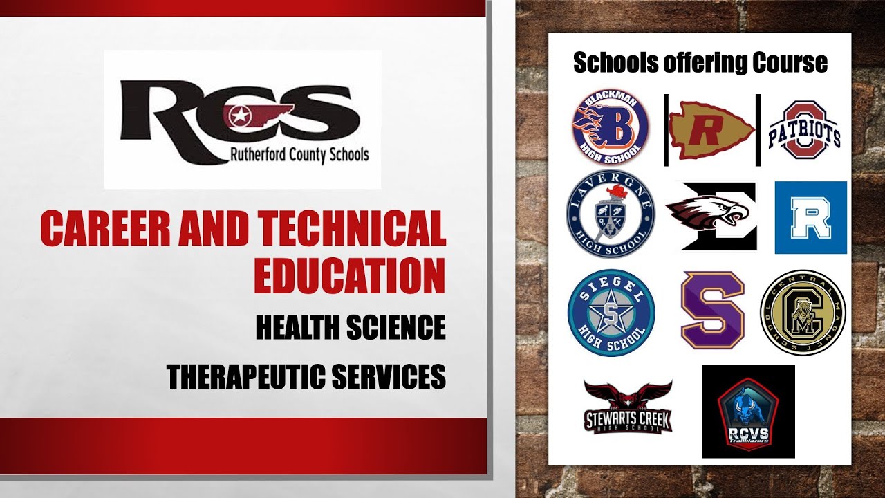 RC Schools CTE Career Pathway - Therapeutic Services - YouTube