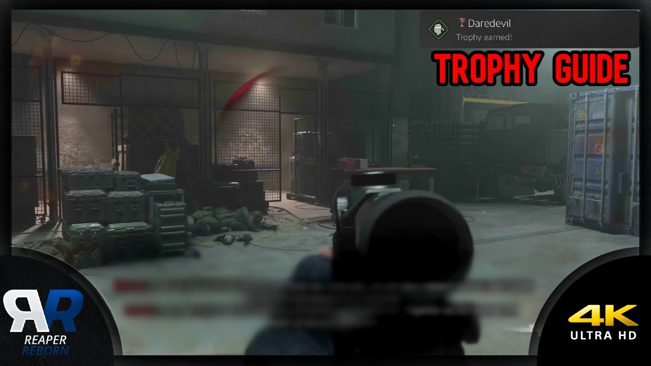 Daredevil Trophy Guide [4K] | Call of Duty Modern Warfare 2 (2022 ...