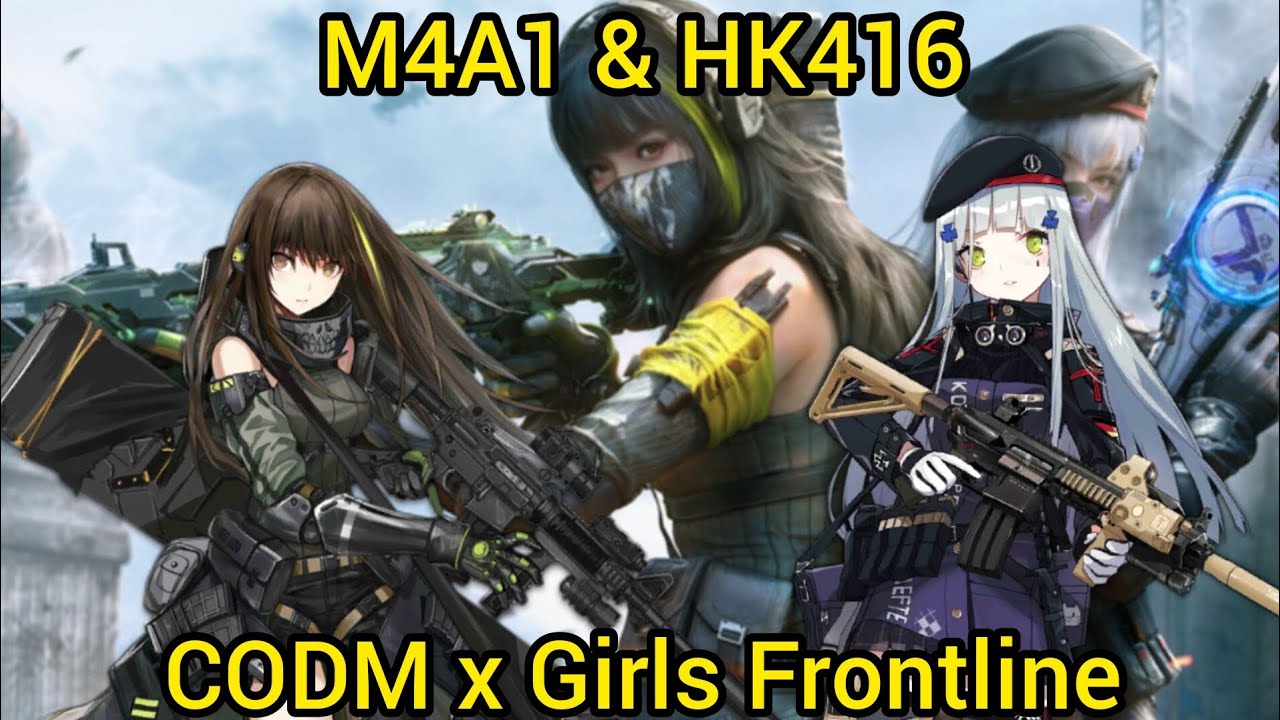 M4A1 And HK416 Call Of Duty Mobile x Girls Frontline season 2 - YouTube