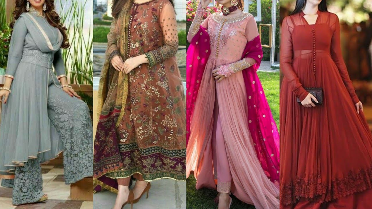 #stylish party wear dress collection | Designer most attractive party ...