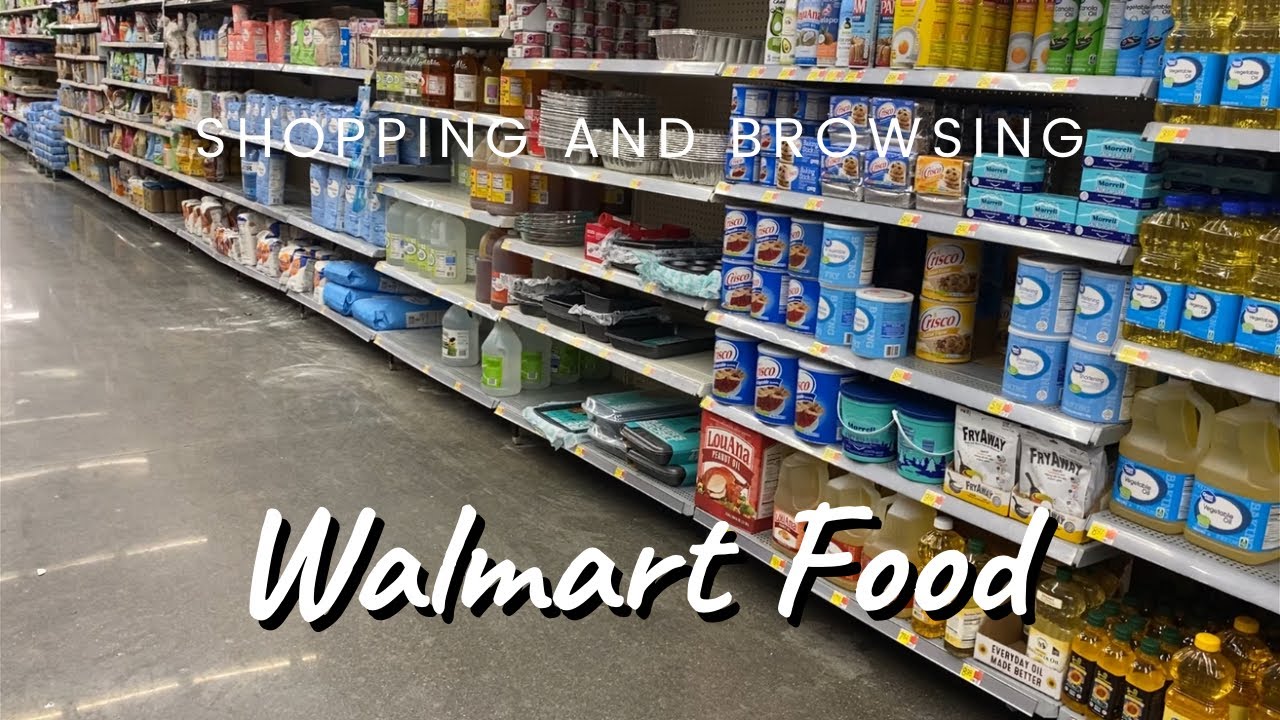WALMART FOOD SHELVES STORE WALKTHROUGH WITH PRICES * WALMART SHOP WITH ...