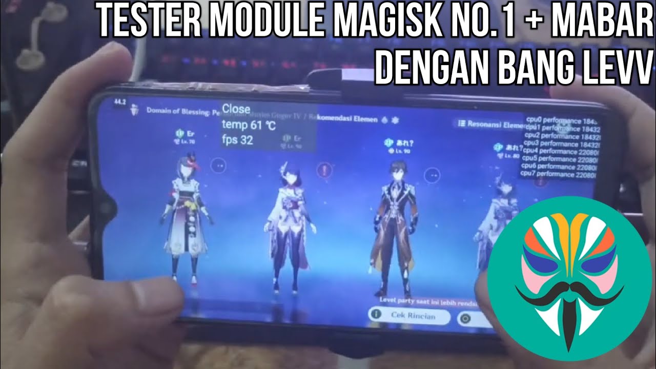 TESTER MODULE MAGISK GAMING MABAR BARENG @Banglevv ENCHANHED ...