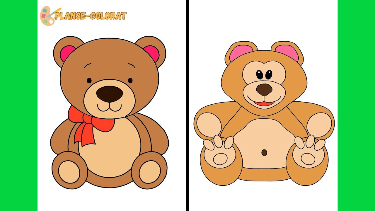 Cum Sa Desenezi Un URS (Ursulet) | Usor Pas cu Pas Tutorial pentru ...