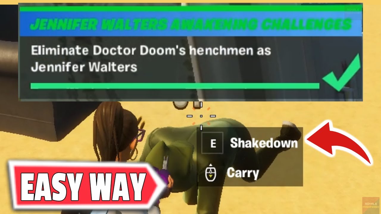 Eliminate Doctor Dooms Henchmen as Jennifer Walters - Fortnite ...