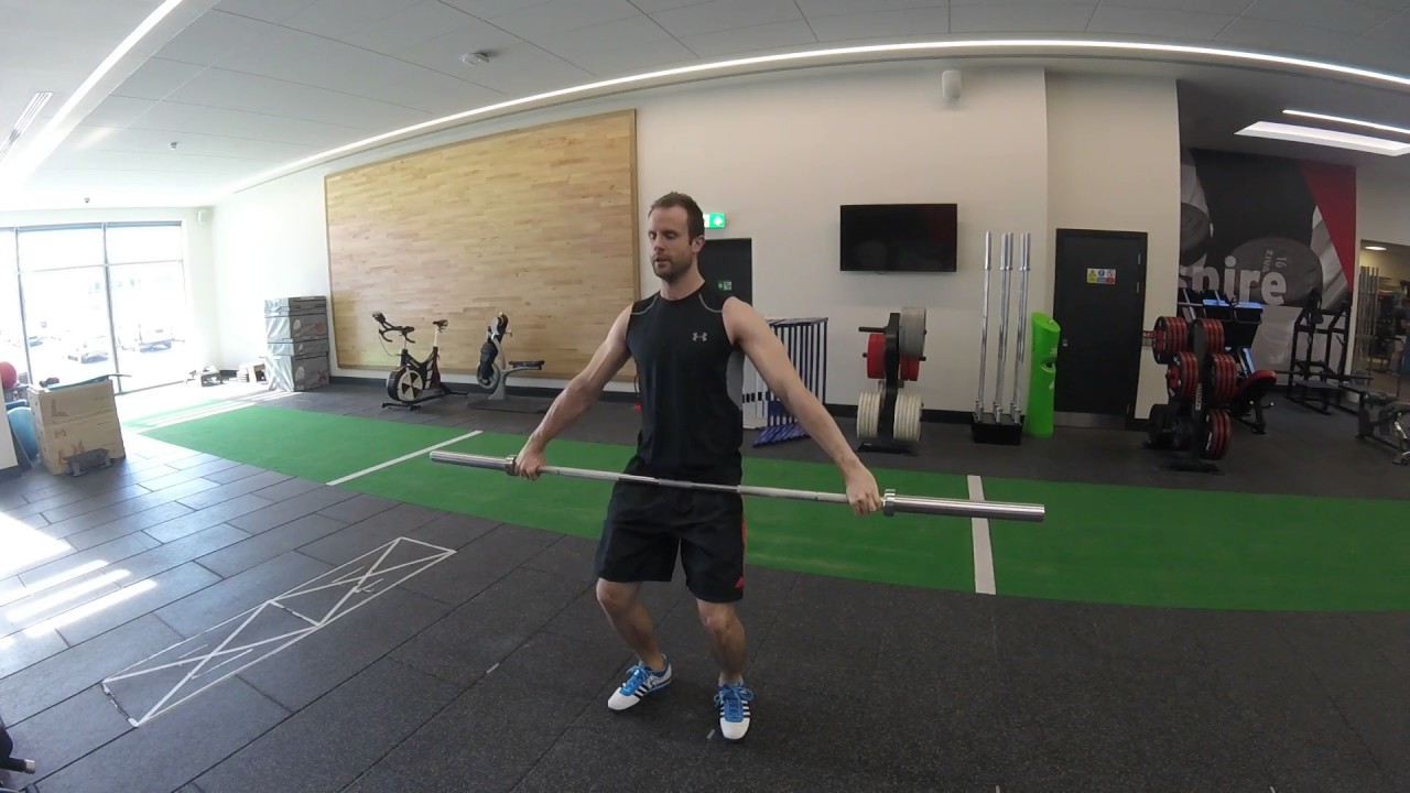 Barbell Warm Up Drill - YouTube