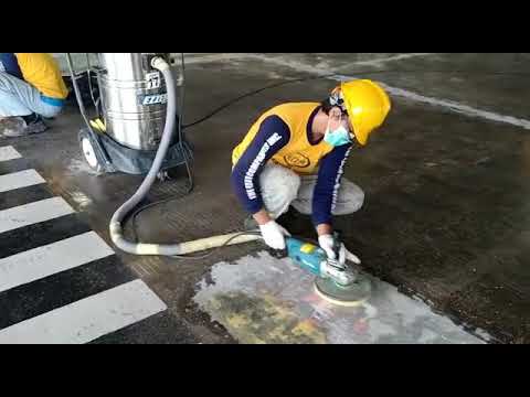 Surface Prep by Ezzer Epoxy Coating Team - YouTube