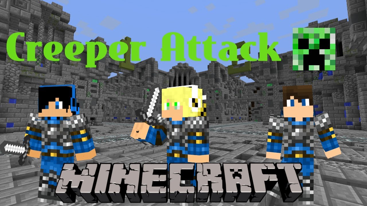Minecraft: [Beta] Creeper Attack (Hypixel Arcade) - YouTube
