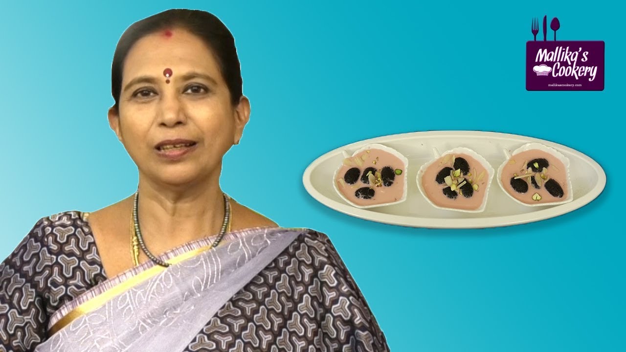 Chocolate Mini Jamun in Gulkand Rabri | Mallika Badrinath Recipe ...
