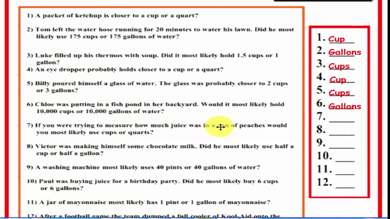 LESSON 2 ESTIMATING CAPACITY - YouTube