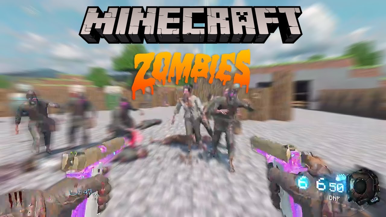 Minecraft, But its Zombies Gun Game - YouTube