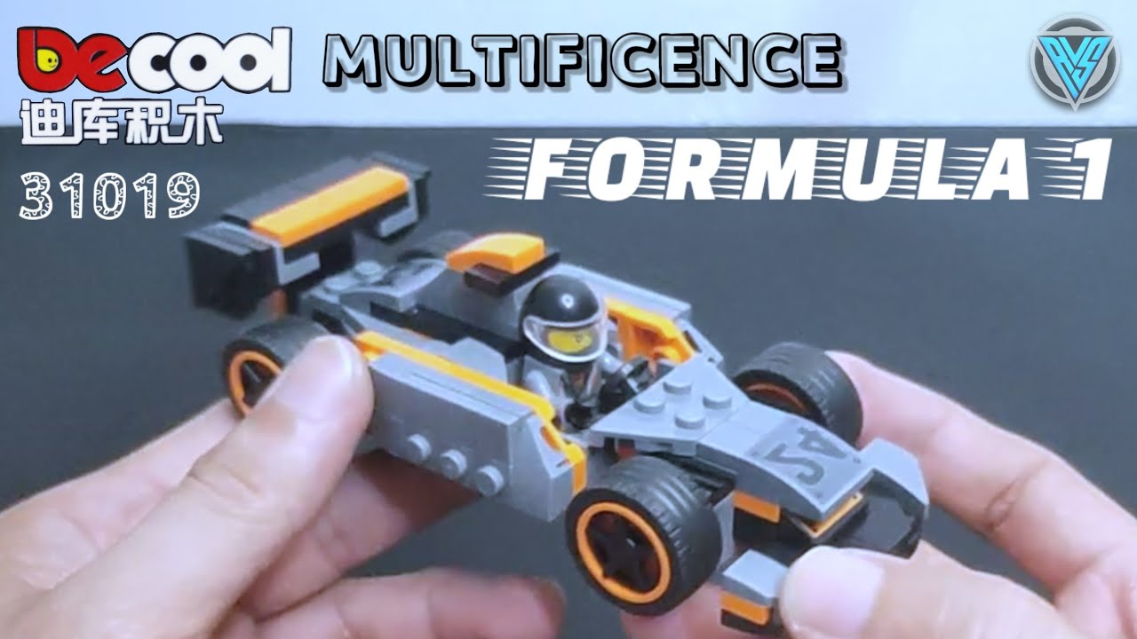 RAKIT Mainan LEGO Mobil Balap FORMULA 1 dari DECOOL MULTIFICENCE - YouTube