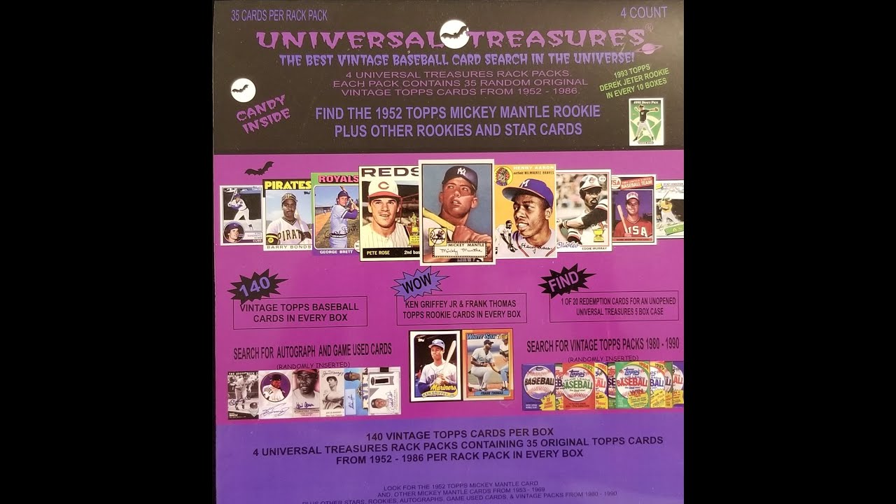 Rare 2020 Universal Treasures Pack 52 Mantle ?& info on new winner ...