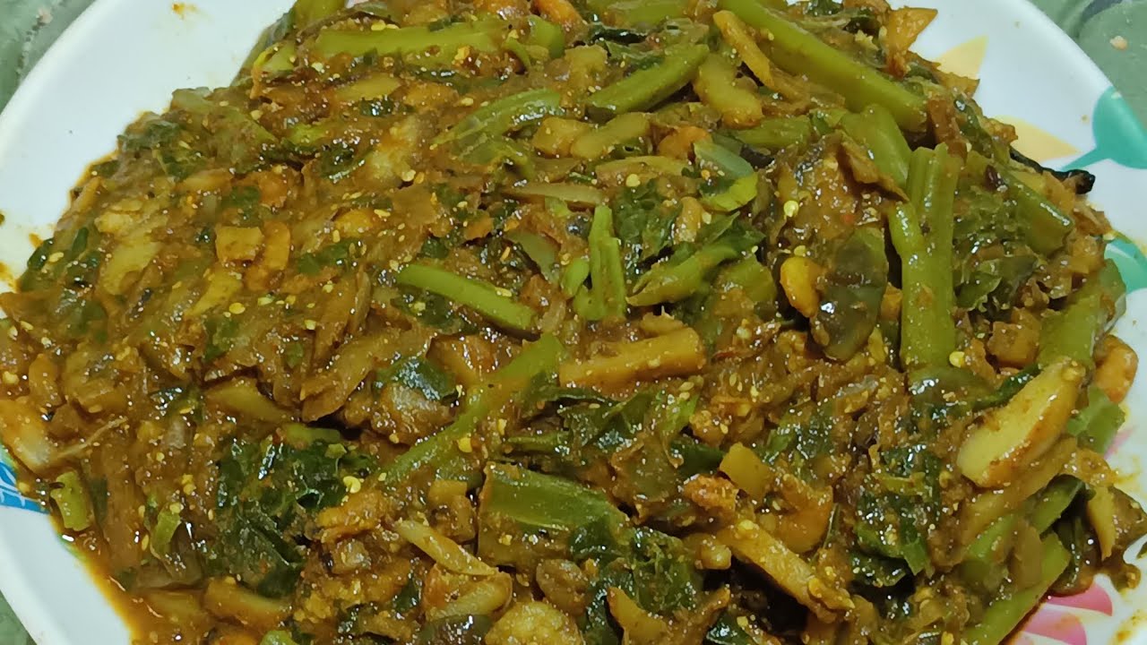 ପୋଇ ଚିଙ୍ଗୁଡ଼ି ରାଇ ।। POI CHINGUDI RAI RECIPE।। SPINACH CURRY VILLAGE ...
