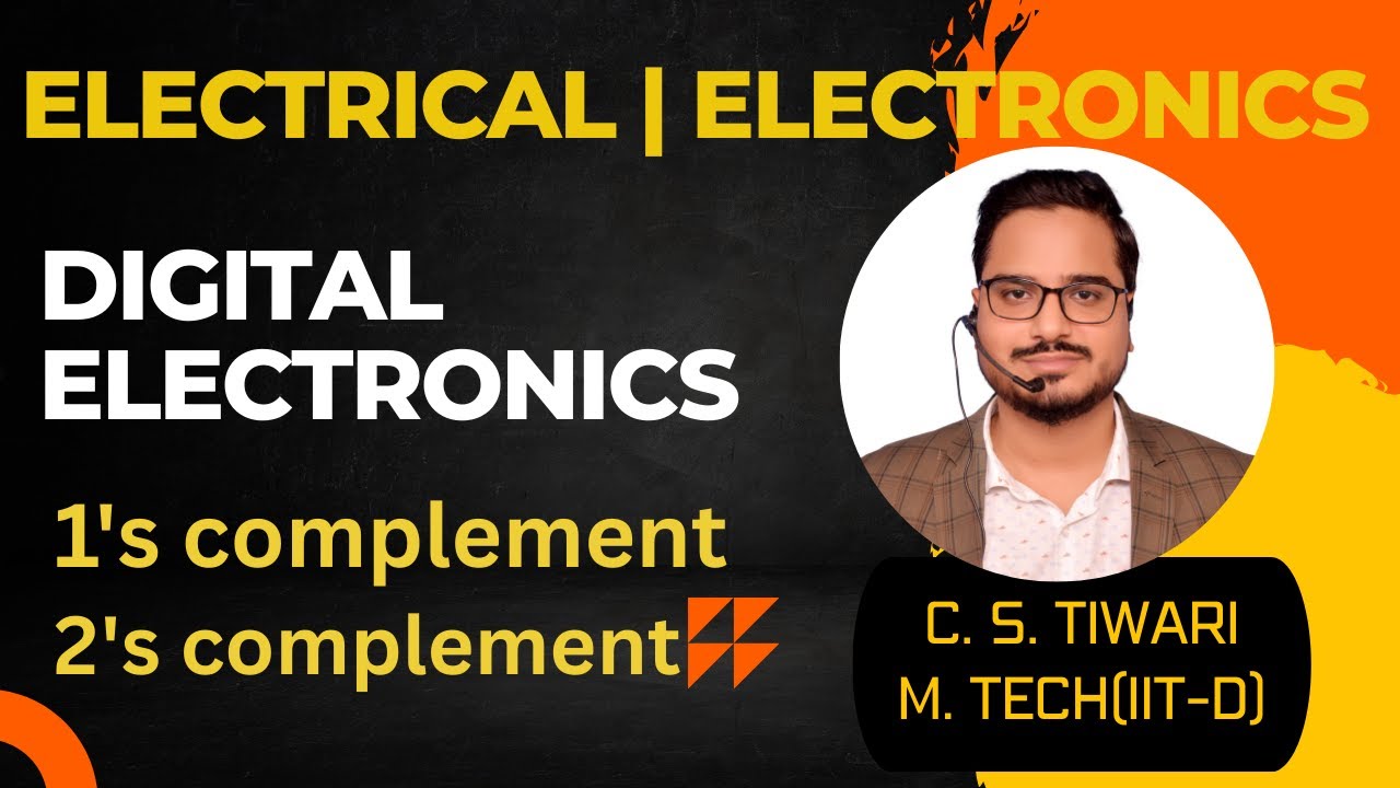 Digital Electronics || 1's complement & 2's complement || Unsigned and signed Binary number ...