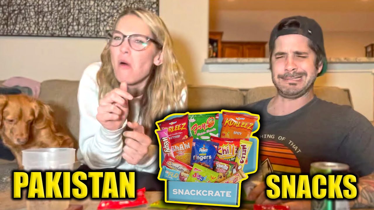 SUPER FUNNY - Trying Pakistan Snacks For The 1ST TIME ( From SNACK ...
