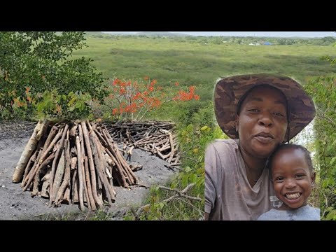 Packing of coal skill an taking a walk through the bushes - YouTube