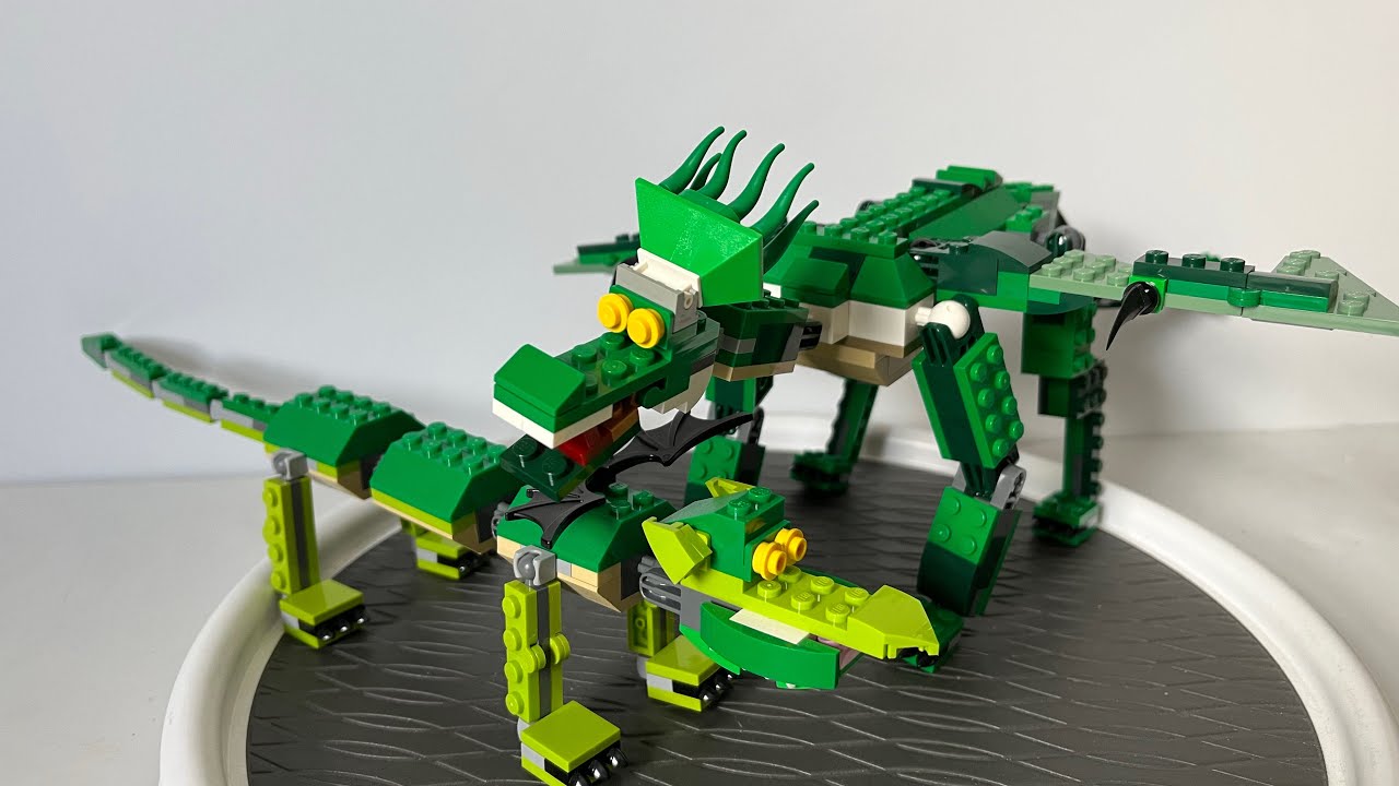 Lego MOC: dragons a fantasy made real: Forest & Mountain - YouTube