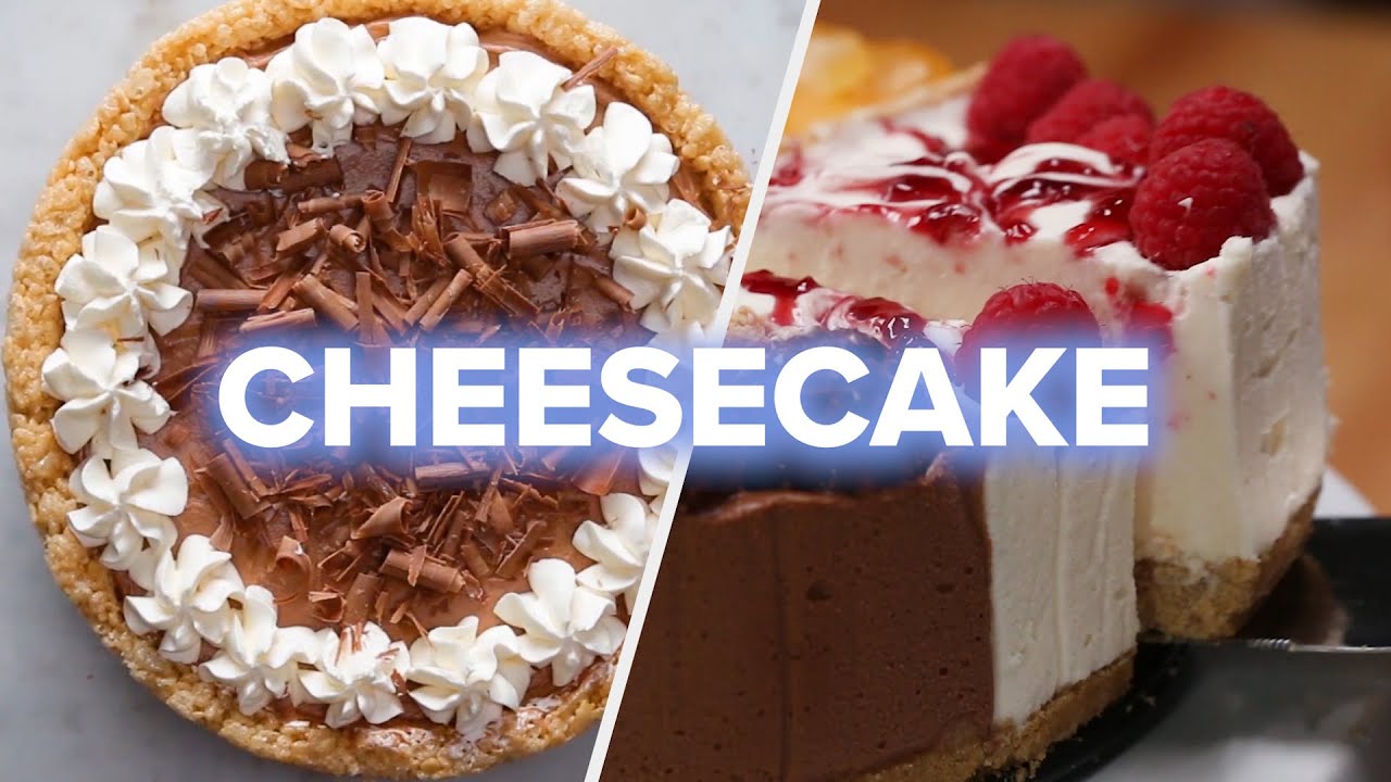 5 Creamy And Chocolatey Cheesecake Recipes • Tasty - YouTube