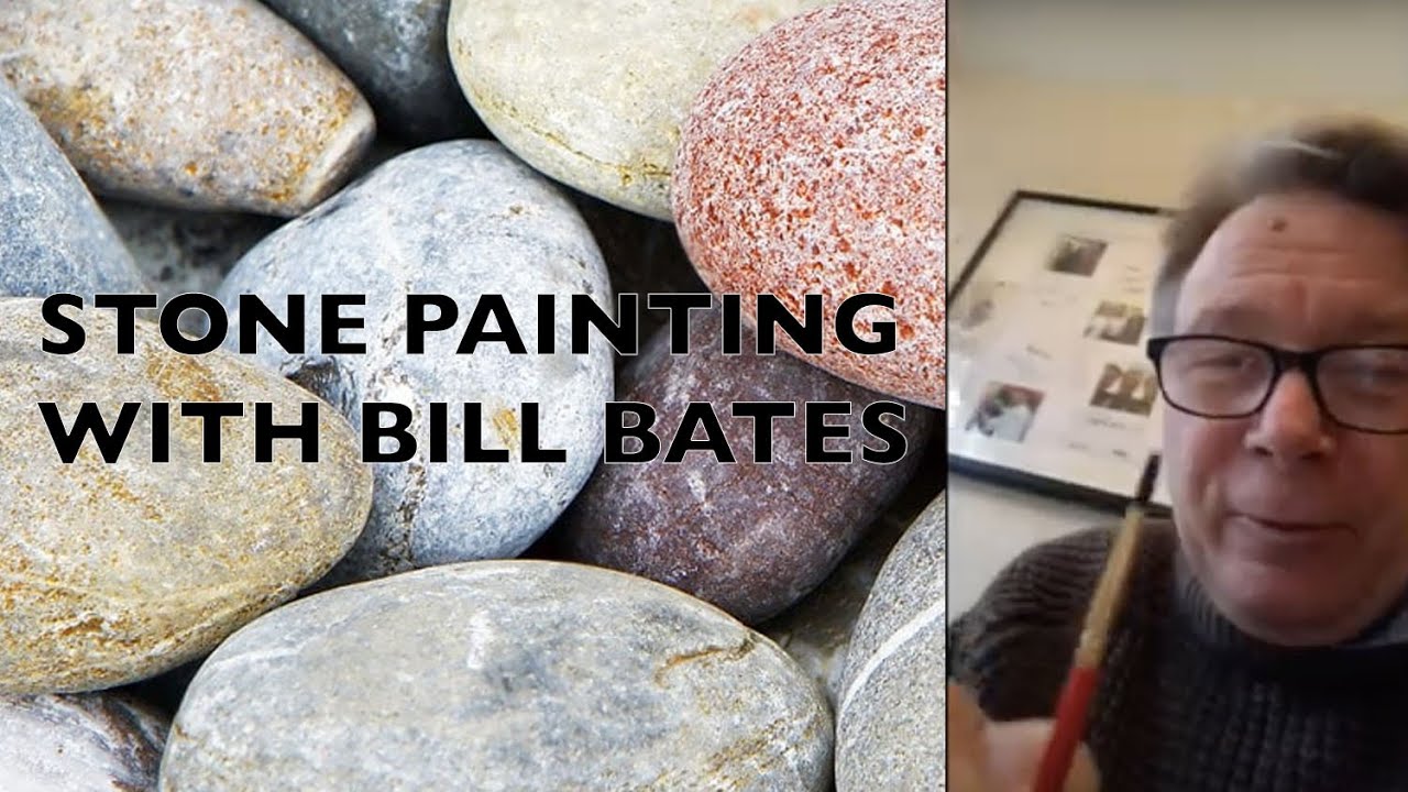 Stone Painting by Bill Bates - YouTube