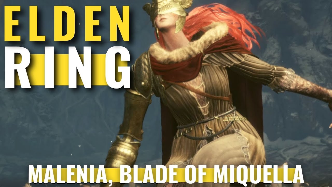 ELDEN RING - Malenia, Blade of Miquella Boss Fight - YouTube