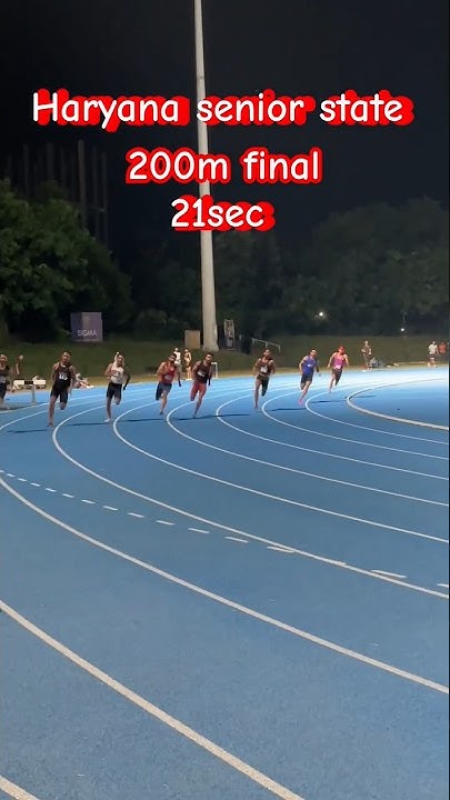 Haryana State Final 200m Panchkula 🔥 - YouTube