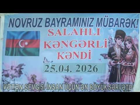 Ağdam Salahlı Kəngərli kəndi Novruz bayramı (çarx)