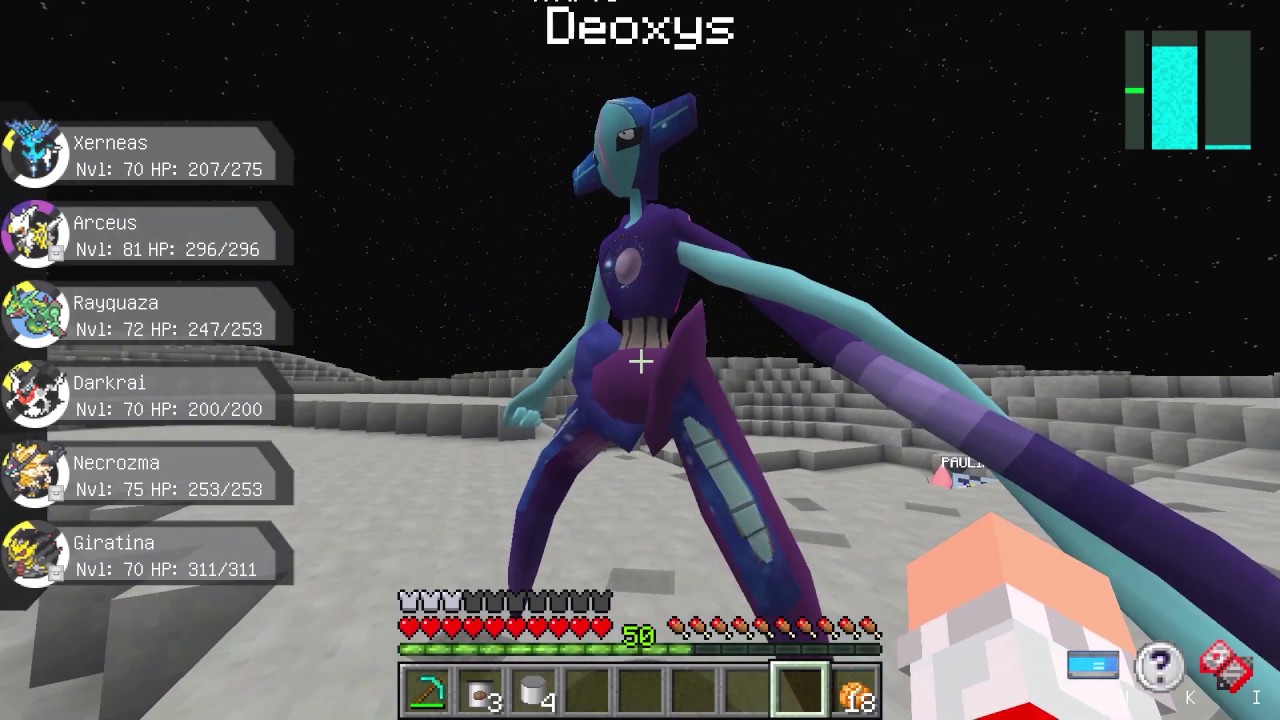 Minecraft : DEOXYS FORMA GALATICA - POKEMON MASTERS Ep.51 « Nitro ...