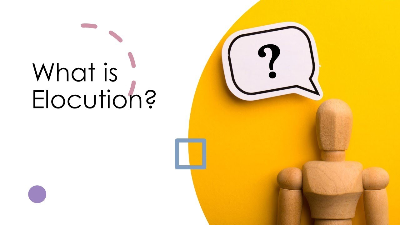 What Is Elocution? - YouTube