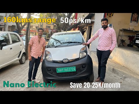 Tata Nano EV Jayem Neo Electric Range 160kms average 50ps/kms and Save ...