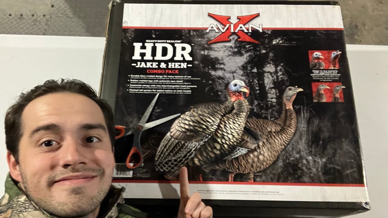 Unboxing NEW 2025 Avian-X HDR Jake and Hen Turkey Decoy Combo - YouTube