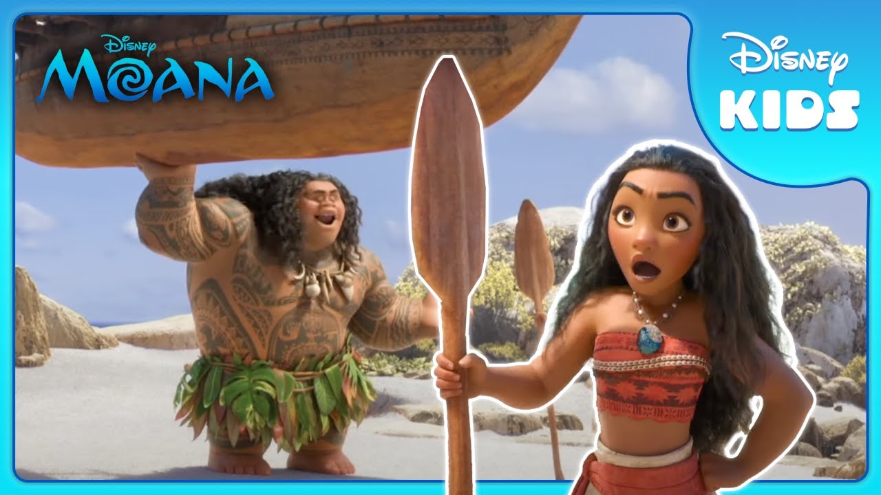 Moana Meets Maui! ⚡ | Moana | Disney Kids - YouTube