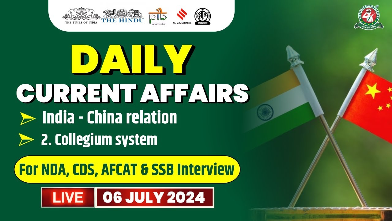 6th July 2024 Current Affairs | Daily Current Affairs Important ...