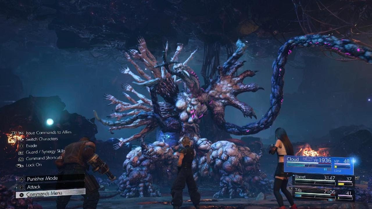 Final Fantasy VII Rebirth - Jenova Emergent Boss Fight - YouTube