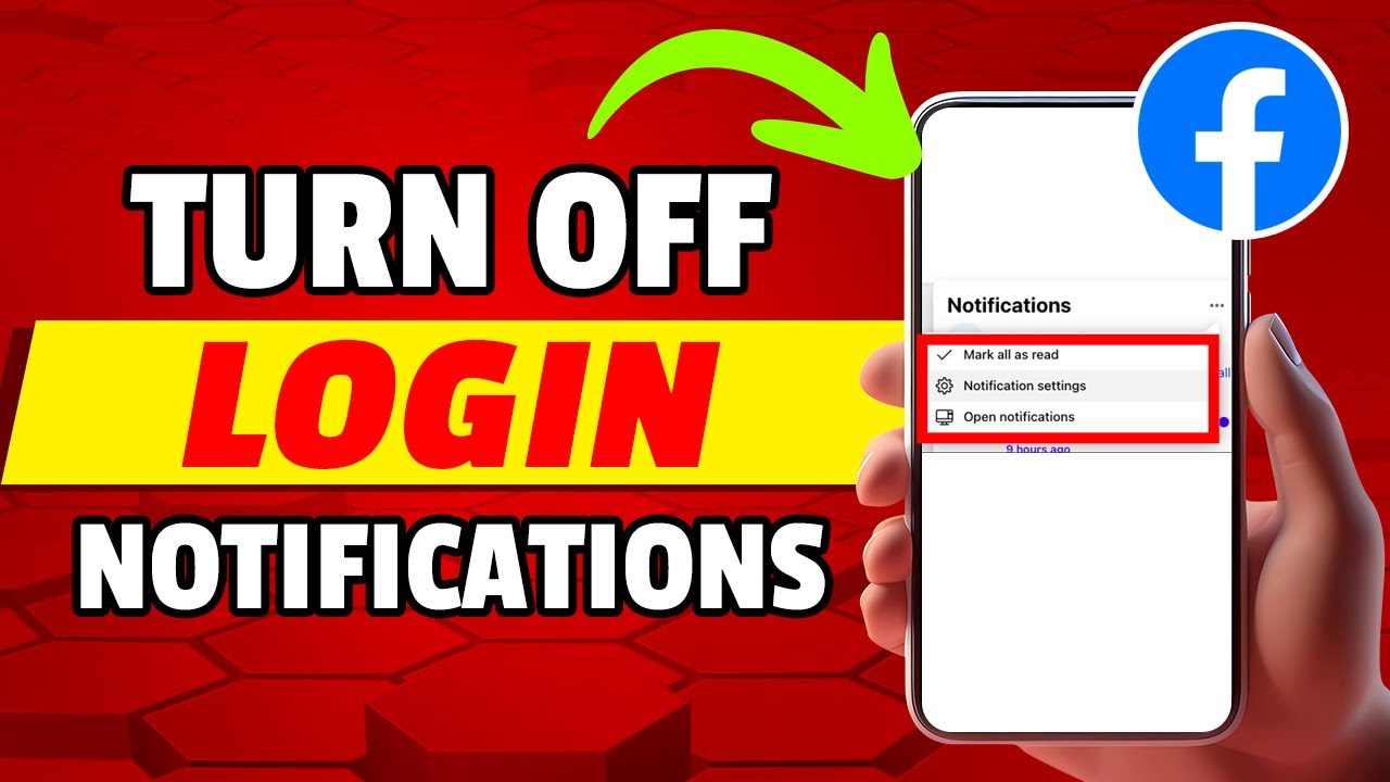 How to Turn Off Login Notifications On Facebook - YouTube