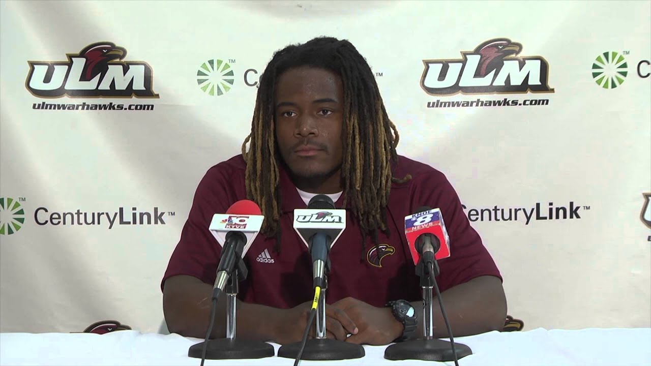 ULM Football Press Conference: UL-L Game Week (LB Caleb Tucker) - YouTube