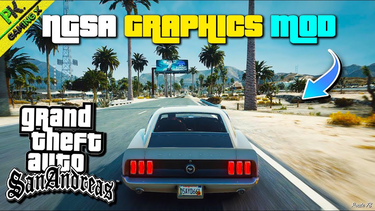 How to Install *NGSA* graphics Mod In GTA San Andreas | GTA SA Graphics ...