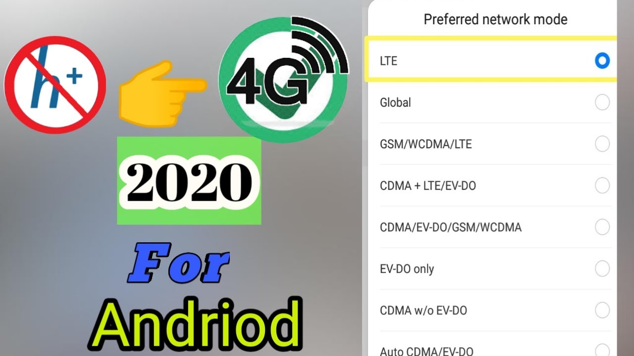 How to stable 4G Signal in Android Phones - YouTube